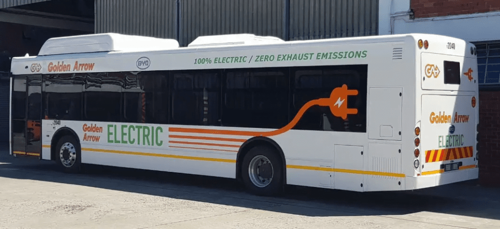 SA's Golden Arrow Rolls Out First Electric Buses In Cape Town