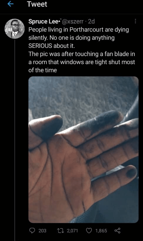 How Black Soot Continues To Blight Nigeria's City Of Port Harcourt
