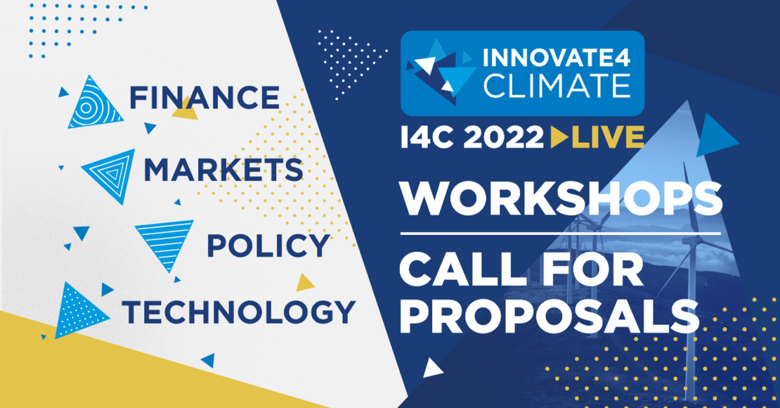 Call For Proposals: Innovate4Climate (I4C) Workshops Program 2022